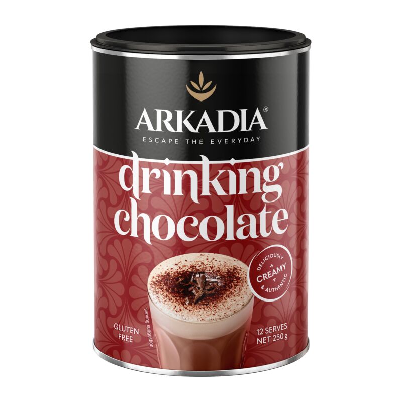 Arkadia 20% Cappuccino Drinking Chocolate 250g – Spina Espresso
